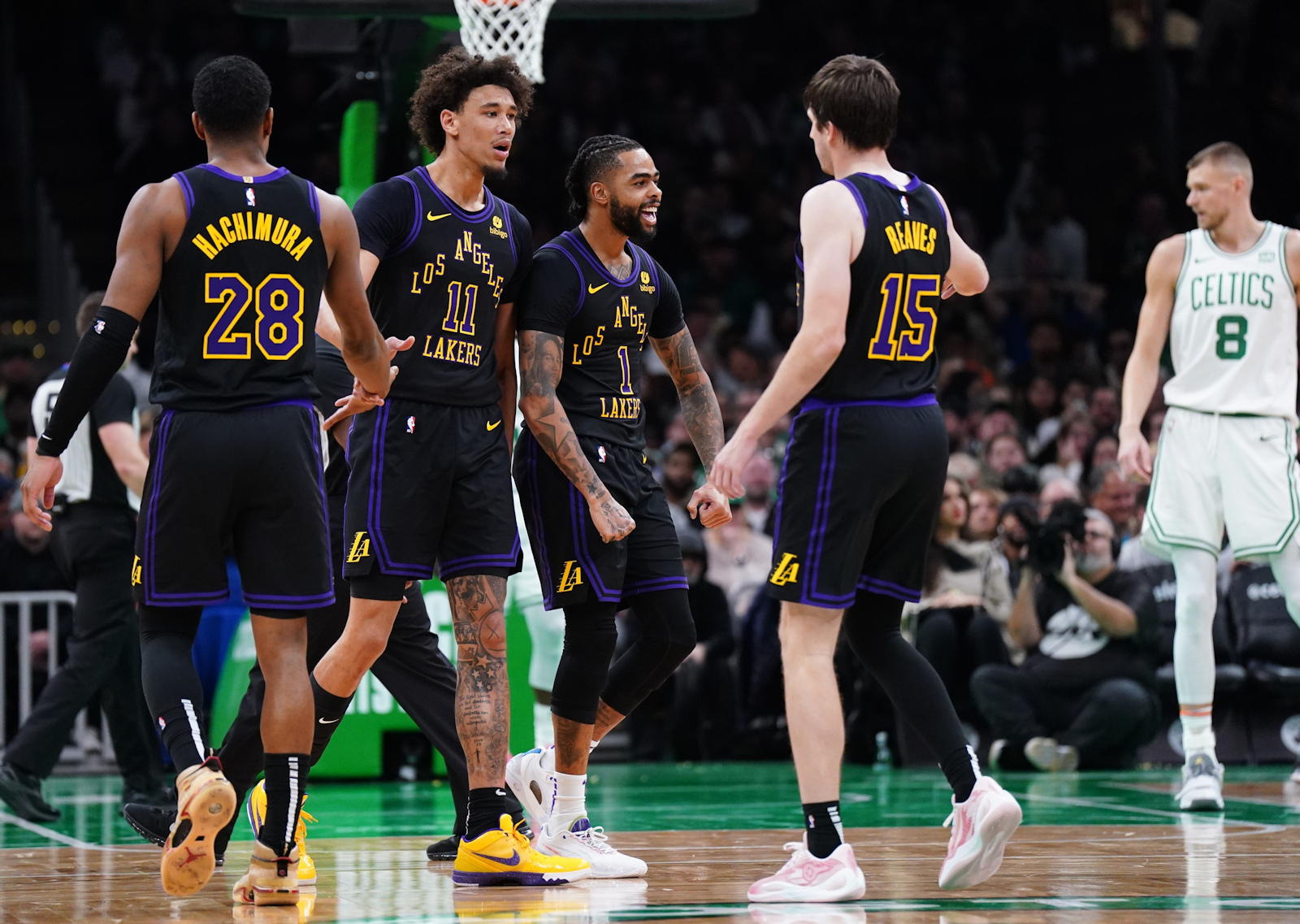 Sans LeBron James, ni Anthony Davis, les Lakers gagnent à Boston